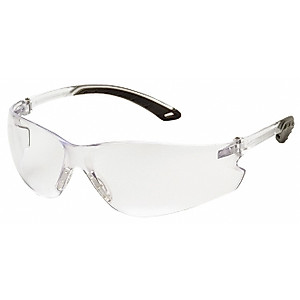 Pyramex Itek Safety Glasses - Clear Temple Frame and Clear Anti Fog Lens