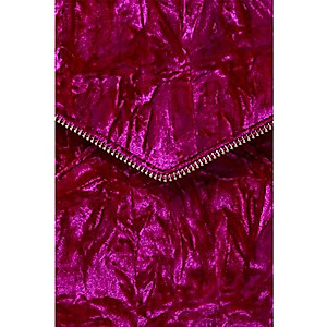 Leo Clutch With Chain Strap FUSCHIA