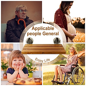 20" Folding Teak Shower Seat Wall Mounted,Fold Down Shower Seat,Foldable Shower Bench,Home Care Teak Shower Seat Bench for Inside Shower,Folding Shower Seat Bench,Wall Mount Shower Seat Bench Chair