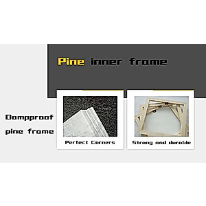 Martin B-26 Marauder Bomber Wall Decor WWII Military Aircraft Wall Art Picture Canvas Print Poster Painting Framed Home Living Room Bedroom Decoration 5 Pieces Ready to Hang(60''Wx32''H)