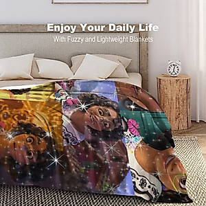 Blanket Lightweight Throw Blankets for Couch Sofa Trave Camping Soft Warm Flannel Cozy Fleece Throw Blanket for Carnival Easter Christmas Birthday 40"x50"