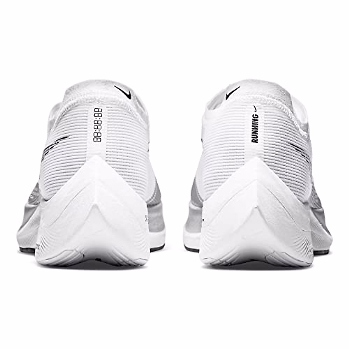 Nike Men's ZoomX Vaporfly Next% 2, White/Black-metallic Silver, 12
