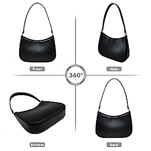 PS PETITE SIMONE Small Shoulder Bags for Women Mini Purse Hobo Handbags Leather Purses for Women