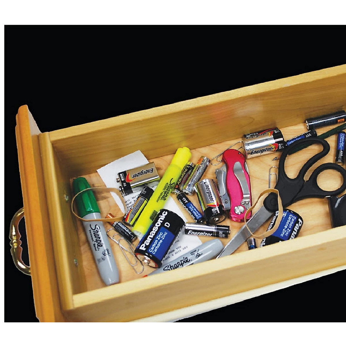 AAA Battery Storage Caddy by Storacell, Military Green, Holds 6 Batteries (Not included)