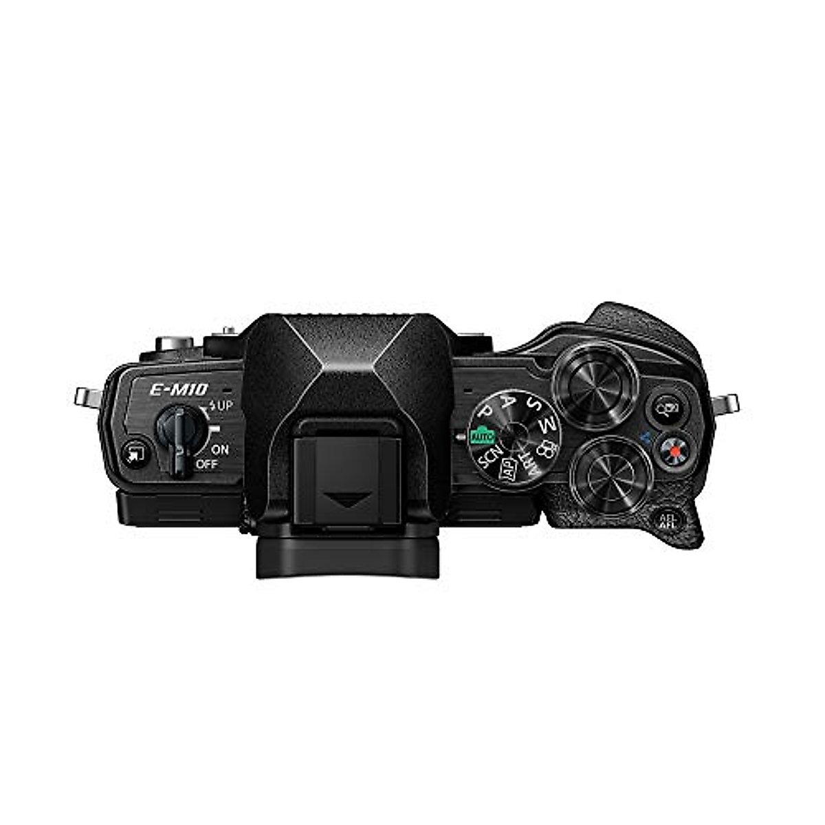 OLYMPUS E-M10 Mark IV Black Micro Four Thirds System Camera 20MP Sensor 5-Axis Image Stabilization 4K Video Wi-Fi