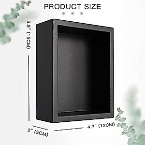 Putuo Decor I Work Hard So My Cat Can Have a Better Life Box Sign, Decorative Funny Inspirational Decor for Bedroom, Living Room, Gifts for Cat Lovers, 4.7 x 5.9 Inches