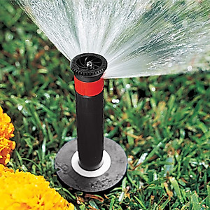 Replacement Pop up Rainbird Sprinkler Heads, 16PCS Adjustable Sprinkler Nozzle Variable Arc Nozzle Irrigation Drippers Sprinklers 9.8 Feet Compatible with Hunter, Orbit Pop-up Sprinklers, (10 Van)