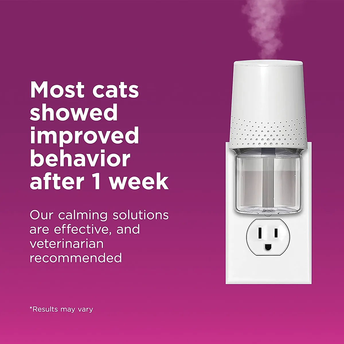 Comfort Zone Cat Calming Diffuser: 1 Pheromone Diffuser & 1 Refill (30 Days)