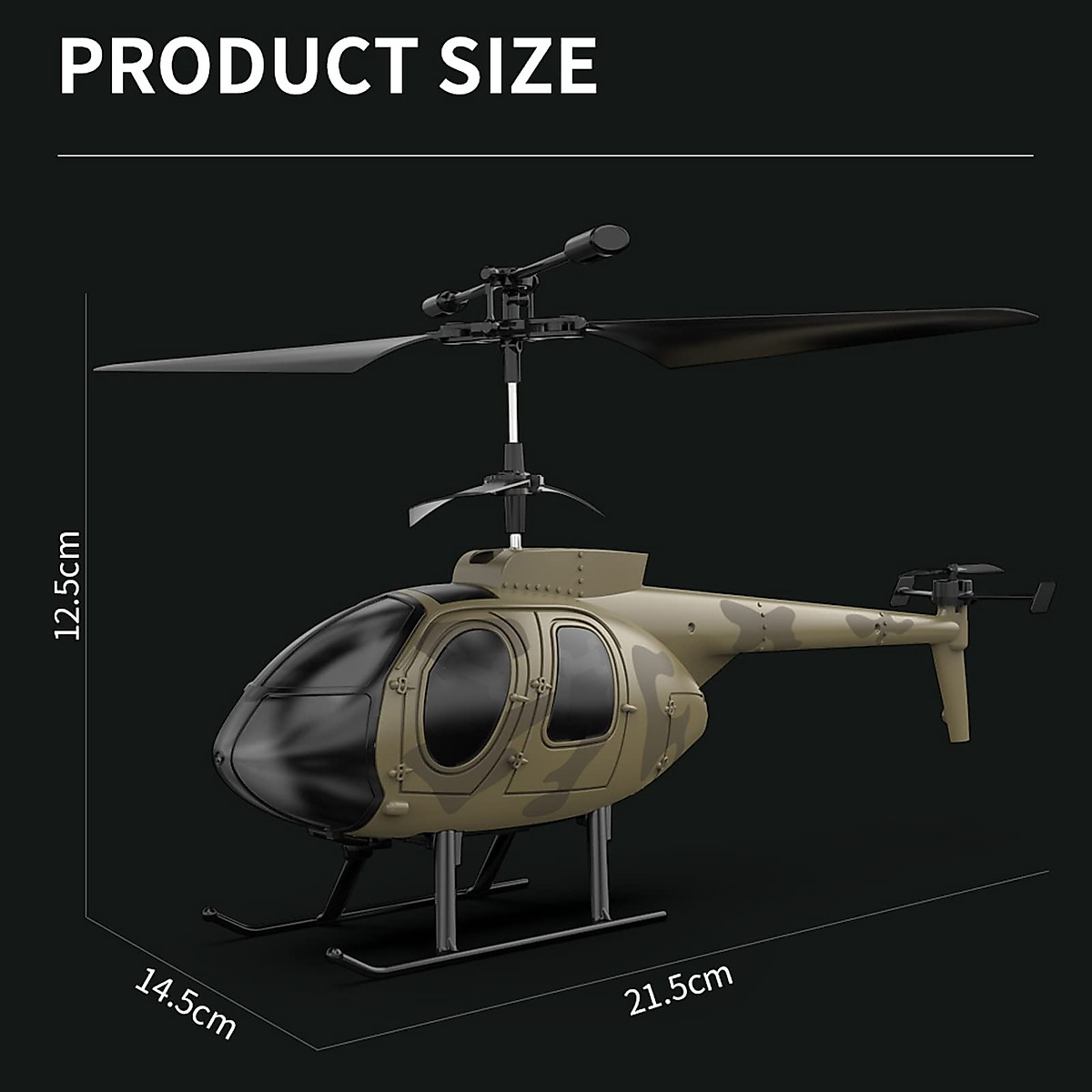 GoolRC RC Helicopter Remote Control Helicopter Toys for Boys 2.4GHz RC Drone Remote Control Plane Gyro Stabilization RC Airplane Altitude Hold Toy Gift for Boys Girls Adults 3 Batteries