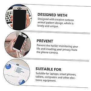 NUSITOU 21 pcs Camera Cover Phone Cover Webcam Blocker for laptopa Cell Phone Camera Webcam Shutter Cover Laptop Protector Phone Webcam Cover Privacy Cover Slide Rail Tablet Slider abs