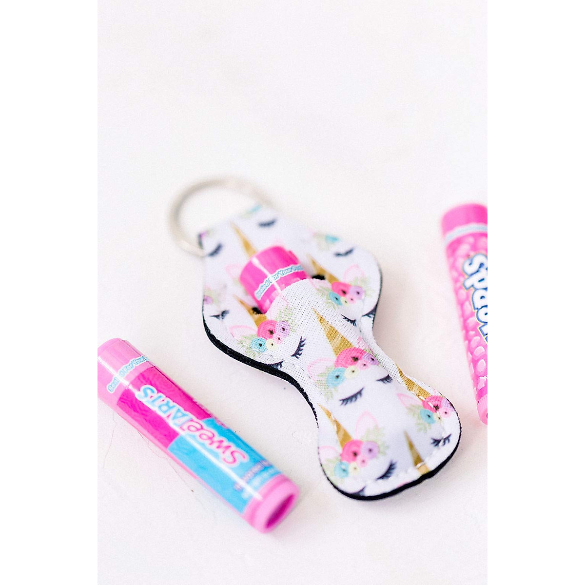 Daisy Lane Christmas Stocking Stuffer for Women Teen Girl, Small Gift Set for Kid, Keychain Hair Tie (Unicorn)