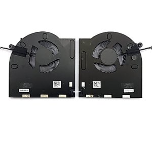 Bestparts New CPU+GPU Cooling Fan 12V Replacement for Dell Alienware M17 R3 M17 R4 P45E 0H5TYJ 0CNV63 FM7J FM7H DC28000ROSL DC28000RNSL Dual Fan H5TYJ CNV63