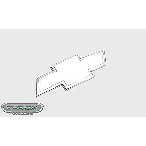 2007-2013 Silverado 1500, 07-10 HD Front Bowtie with Border, Polished, 1 Pc, Bolt-On - PN #19110
