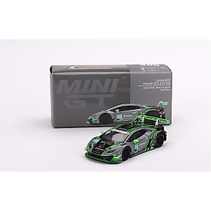 True Scale Miniatures Model Car Compatible with Lamborghini Huracán GT3 EVO #39 2022 IMSA Road America 2nd Place Limited Edition 1/64 Diecast Model Car MGT00499