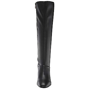 Franco Sarto Womens Tribute Knee High Heeled Boot Black Leather 7 M