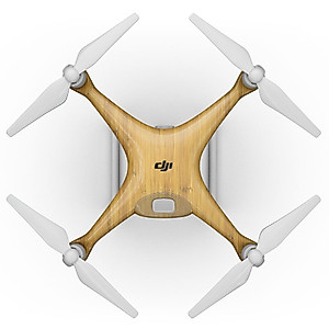 Design Skinz Design Skinz Real Light Bamboo Wood Full-Body Wrap Decal Skin-Kit Compatible with The Drone DJI Inspire 1