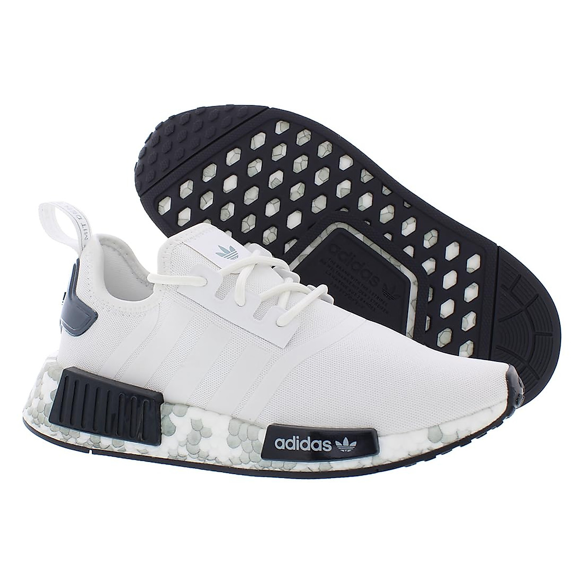 adidas NMD_R1 Shoes Women's, White, Size 9