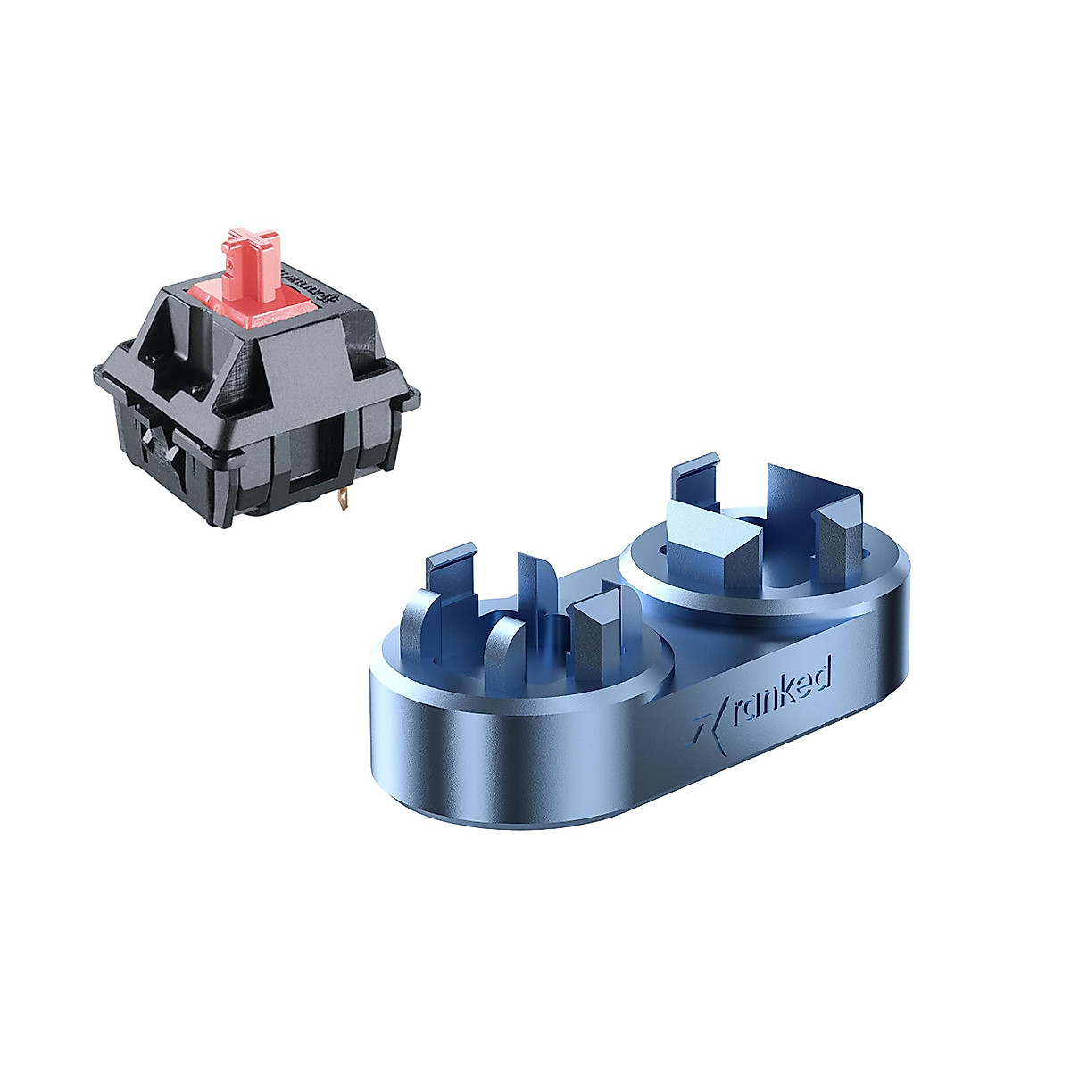 Ranked Bundle of 65 Cherry MX Silent Red Switches for Mechanical Gaming Keyboards Premium CNC Machined Switch Opener