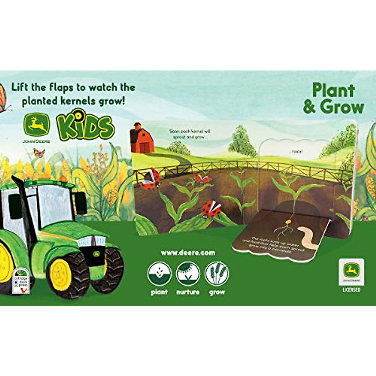 Plant & Grow (John Deere Lift-A-Flap Board Book)