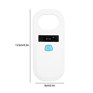 OPPWONG Pet Microchip Scanner, Rechargeable Pet Dog Chip Scanner Pet Chip Scanner Animal Microchip Reader Data Storage Microchip Reader for Dog Animal Poultry Cat Management