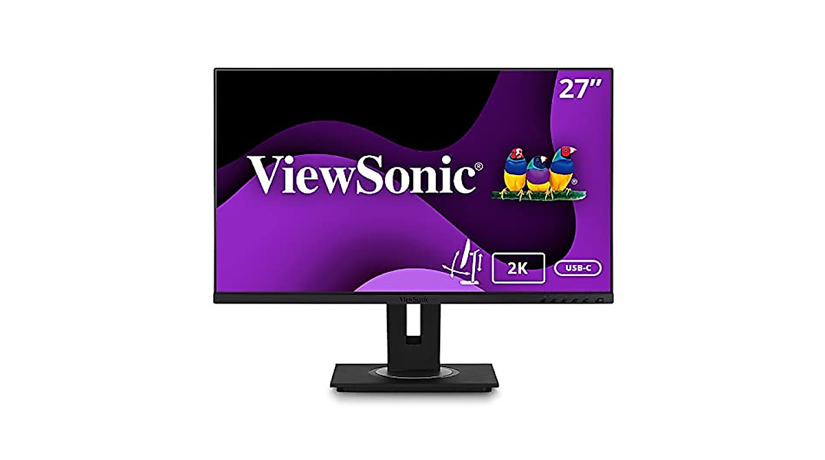 ViewSonic 27" IPS Monitor & Ergonomic Laptop Stand