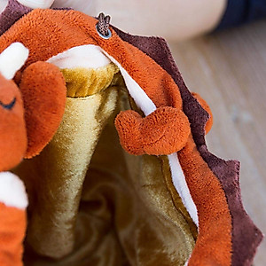 SOARRUCY Dragon's Hoard Dice Bag, Red