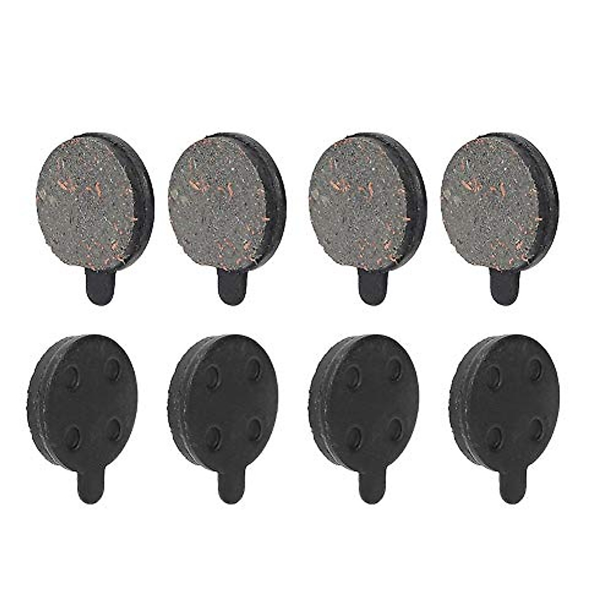 Brake Pads, Semi Metal Bike Brake Pads 4 Pairs Brake Disc Rotor Pad for 10inch Electric Scooter