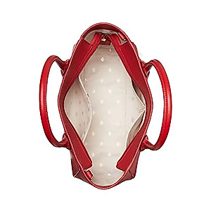 kate spade handbag for women Melanie textured pvc satchel, Candied Cherry,