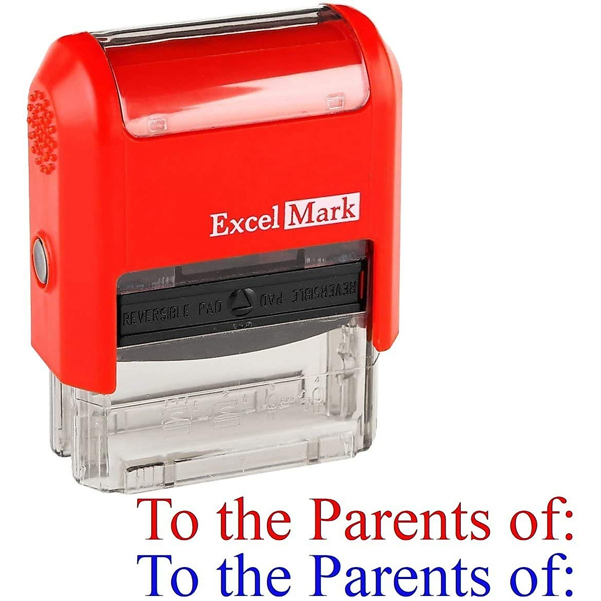 ExcelMark Self-Inking Rubber Teacher Grading Stamp - to The Parents of