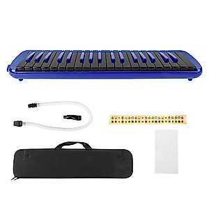 Melodica 37 Key, Melodicas Piano Blowpipe Melodica Musical Instrument(blue)