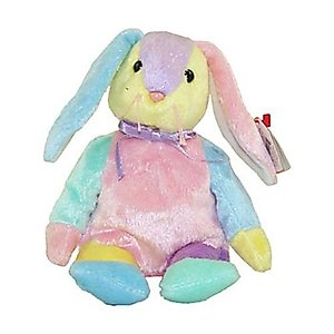 TY Beanie Baby - DIPPY the Multi-Colored Rabbit (Purple & Yellow Head) (8.5 inch ^G#fbhre-h4 8rdsf-tg1382776