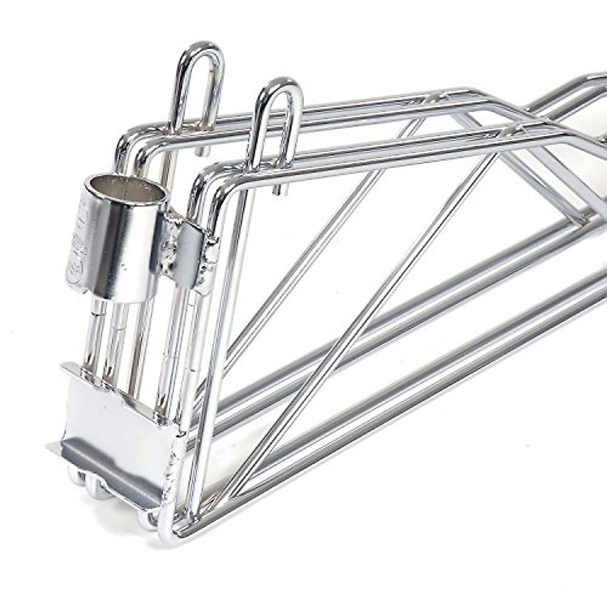 Nexel 18" Adjustable Single Wire Shelf Bracket, Chrome Finish