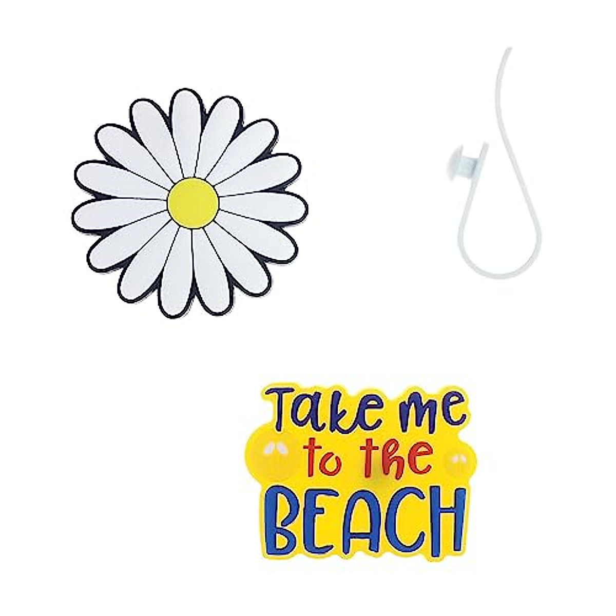 JULAI Charm Accessories for Bogg Bag Insert - Cute Decorative Charm Perfect for Customizing Your Bags Rubber Beach Bag Accessories Charms 3pcs