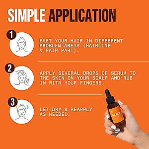 Carpe Scalp Sweat Serum - Argan Oil and Ginger Root Serum designed to help with a Sweaty Hairline & Sweaty Scalp