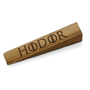 Door Stopper - Wooden Hodor Door Stopper | Door Stopper Wedge for Floor | Wooden Chocks Door Stop Wedger | Solid Teak Wood Door Stops for All Home Office Surface -7.5 X 1.5 Inches