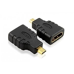 Keple Micro HDMI to HDMI Adapter High Speed Gold Plated Converter Adaptor for Nikon COOLPIX Camera Accessories to Connect TV, HDTV, LCD, Plasma, Monitor Supports 3D, 4K, 1440p, 1080p Audio & Video