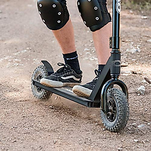 Osprey Dirt Scooter | for Adults and Beginners Bicycle with Chunky Road Tyre Off Road All Terrain Pneumatic Trail Tires and Aluminium Deck, Multiple Colours