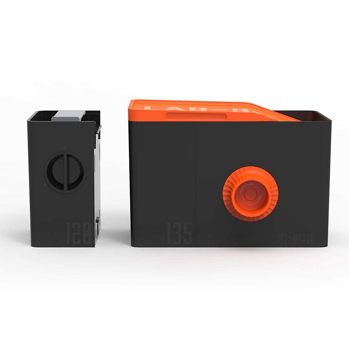 Ars-Imago 120 Films 35 mm Cartridge LAB-Box Developing Tank 2-Module Kit (Orange)