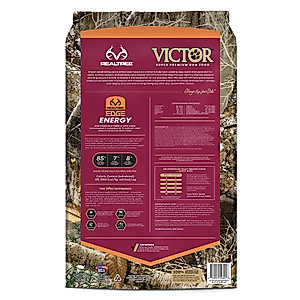 Victor Super Premium Dog Food – Realtree Edge Energy Dry Dog Food for Highly Active Dogs – Gluten Free Dog Food with Glucosamine and Chondroitin for Hip and Joint Health, 40 Lb