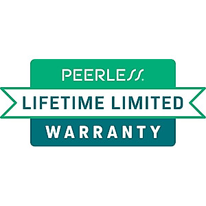 Peerless Ezra Widespread Bathroom Faucet 3 Hole, Brushed Nickel Bathroom Faucet, Bathroom Sink Faucet, 2 Handle Bathroom Faucet, Bath Faucet, Push-Pop, Drain Assembly, Brushed Nickel P3571LF-BN