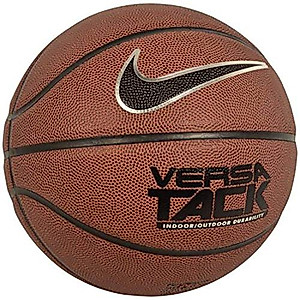 NIKE Versa Tack Indoor/Outdoor Basketball Unisex,Amber/Black/Silver,7