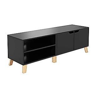 GVVDLW TV Media Console, TV Stand, TV Unit, Small Entertainment Center and Display Cabinet for Living Room