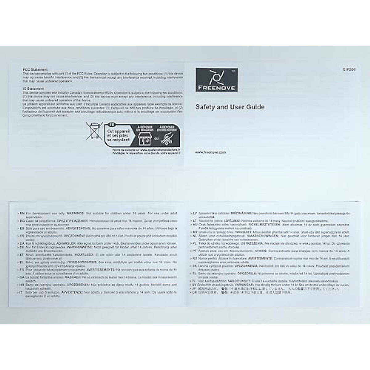 Freenove Basic Starter Kit for Raspberry Pi Pico W (Included), Dual-core Arm Cortex-M0+ Microcontroller, 386-Page Detailed Tutorial, 142 Items, 55 Projects, Python C Code