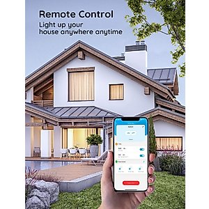 Govee Smart Plug, WiFi Outlet Compatible with Alexa and Google Assistant, Mini Smart Home Plugs with Timer Fuction & Group Controller, No Hub Required, ETL & FCC Certified, 2.4G WiFi Only (1 Pack)