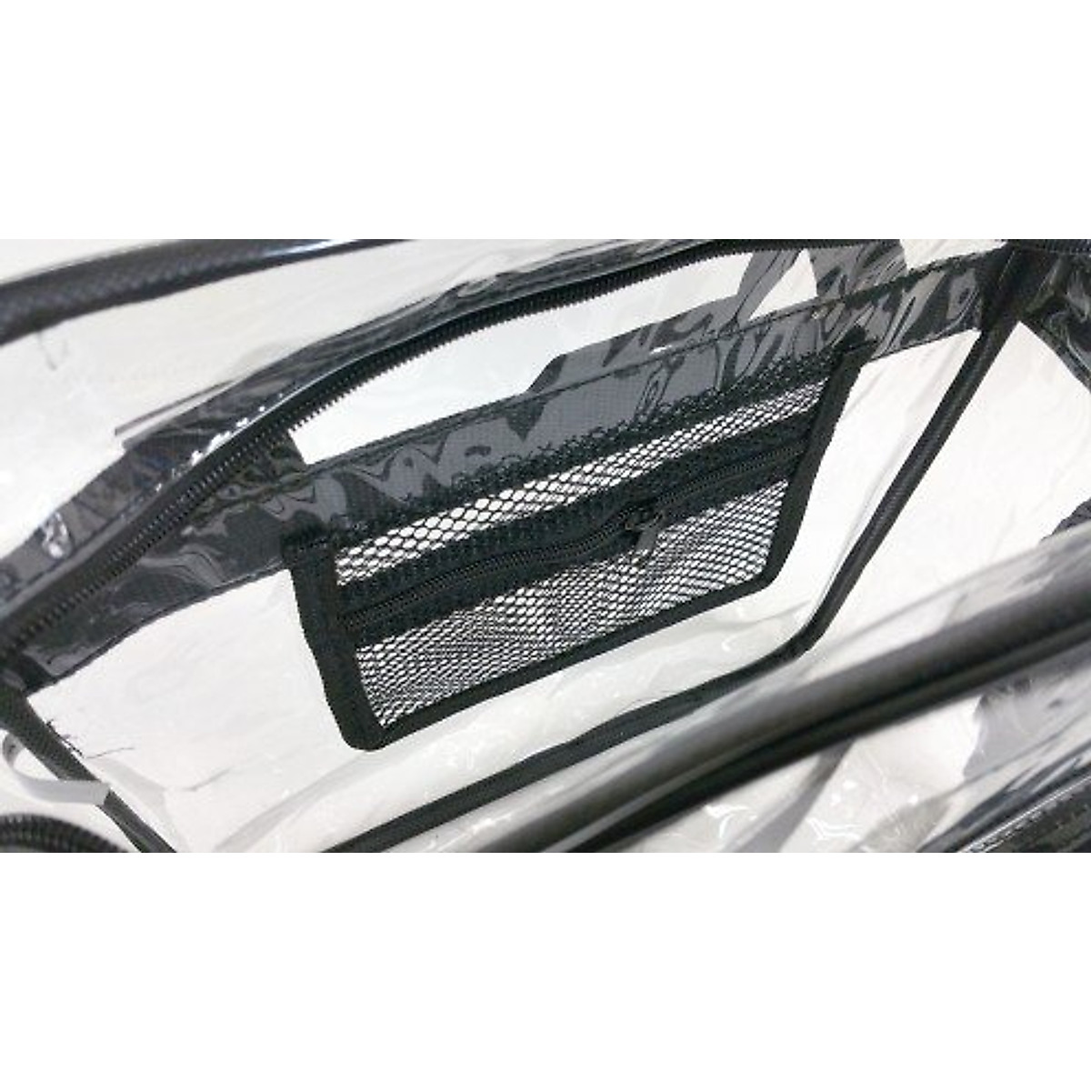 Bravo Enterprise Deluxe Stadium Approved Clear Tote Bag Adjustable Shoulder Padded Strap Handles