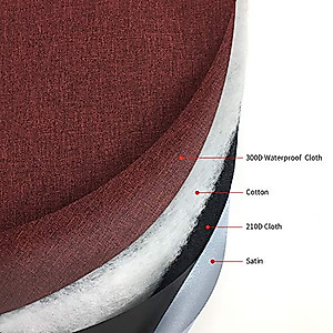 Stand Mixer Cover compatible with Mixer, Fits All Tilt Head & Bowl Lift Models,Waterproof,Ease cleaning (Wine Red, Fits for 4.5-Quart and 5-Quart)