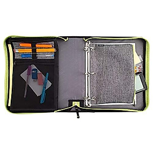 Five Star 2" Ring Zipper Binder 605 Sheet Capacity Teal