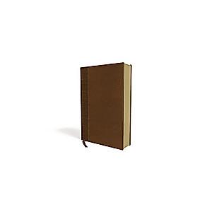 NIrV, Giant Print Compact Bible, Leathersoft, Brown, Comfort Print