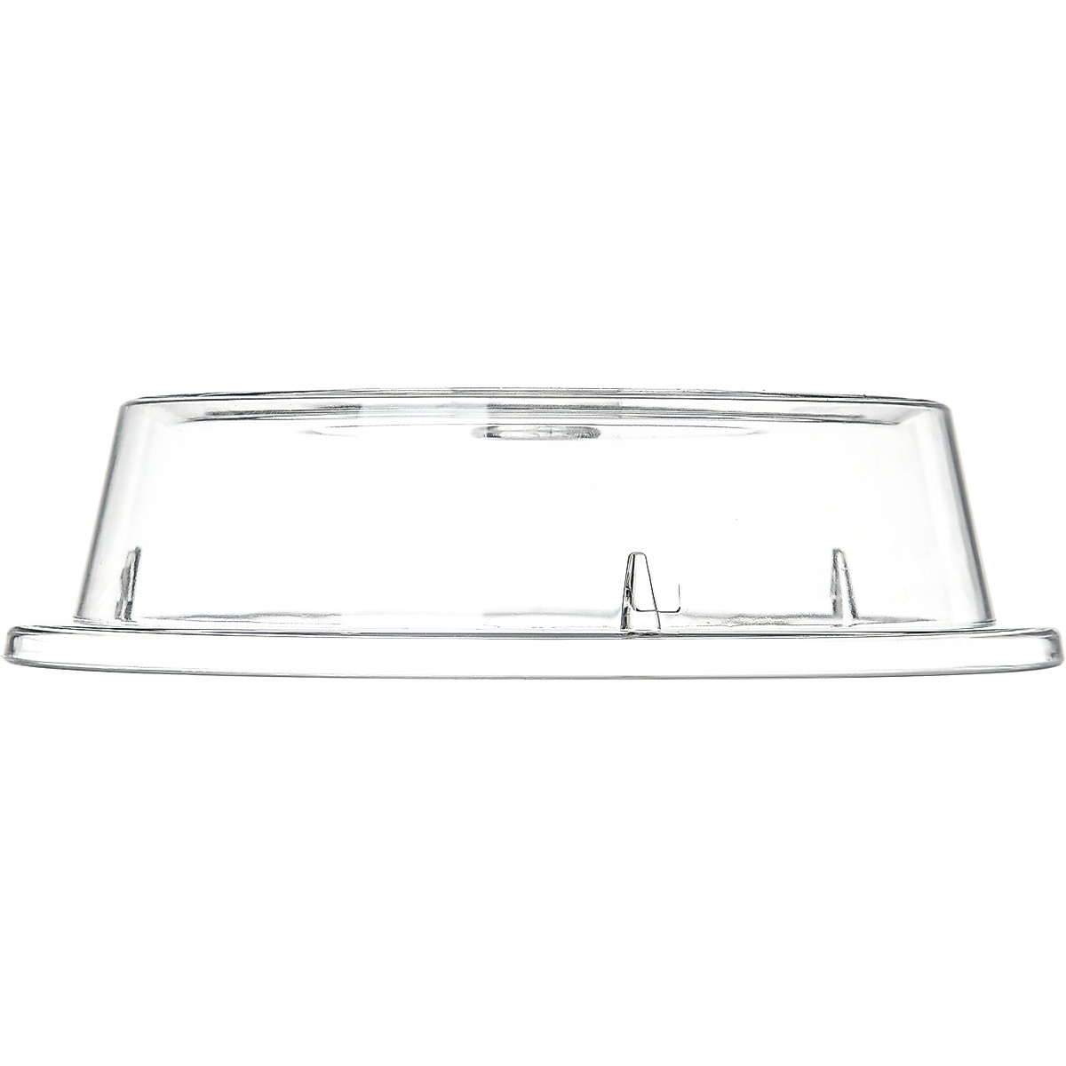 Carlisle FoodService Products 198907 Polycarbonate Plate Cover, 10-19/32" Diameter x 3" Height, Clear (Case of 12)