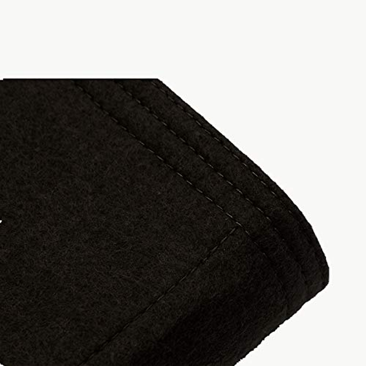 ZARSIO Felt Purse Organizer Insert Bag Organizer, a Set of 2 (Black)